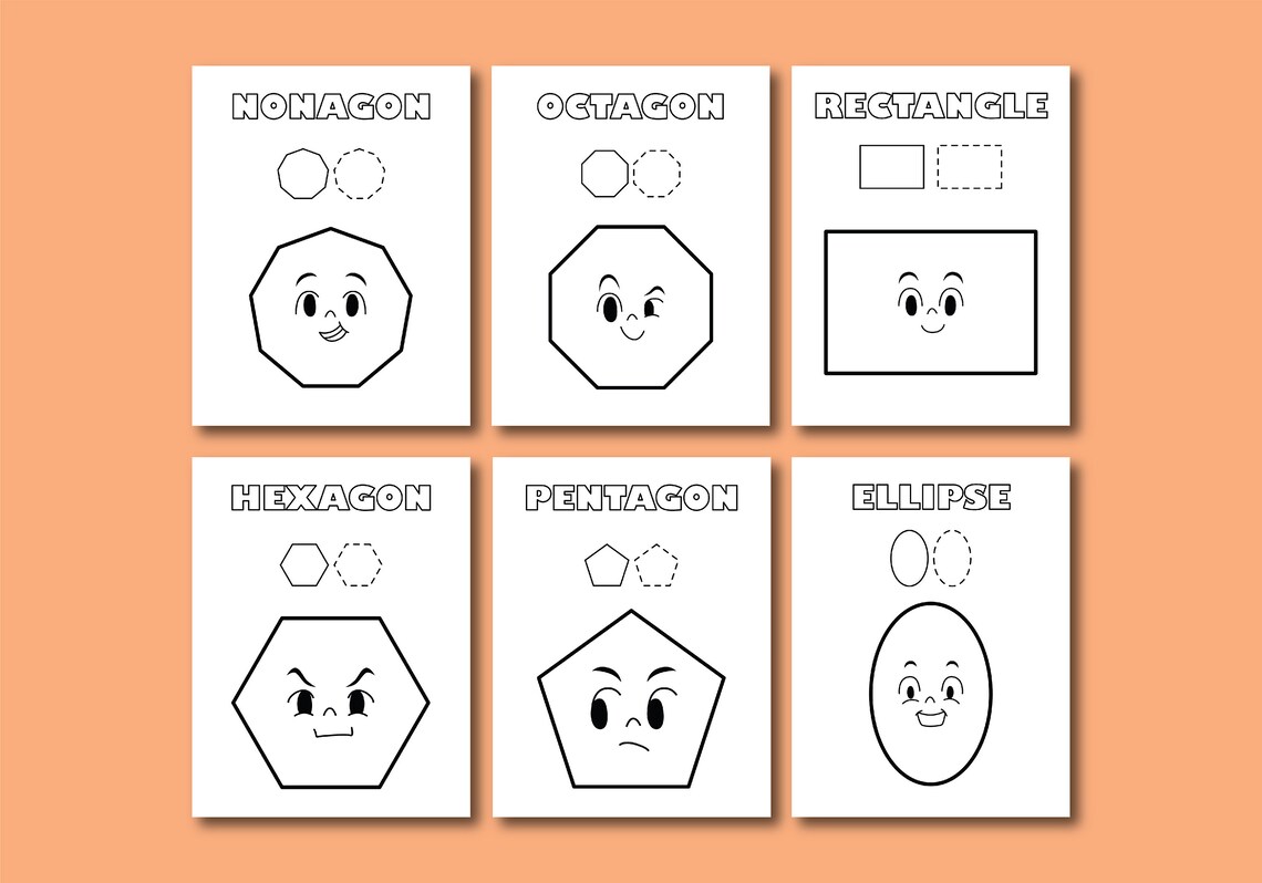 Basic Shapes Coloring Pages | Shapes Printable Worksheet for Kids ...