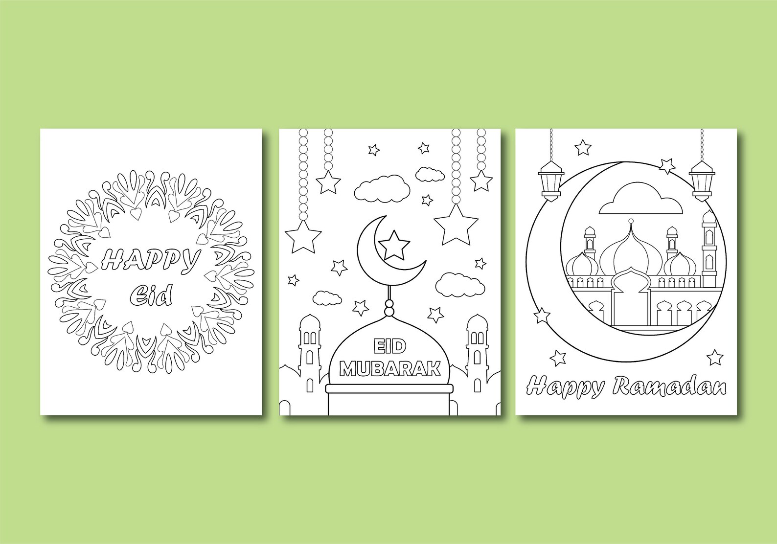 Ramadan Coloring Pages | Ramadan Mubarak Printable Coloring Pages ...