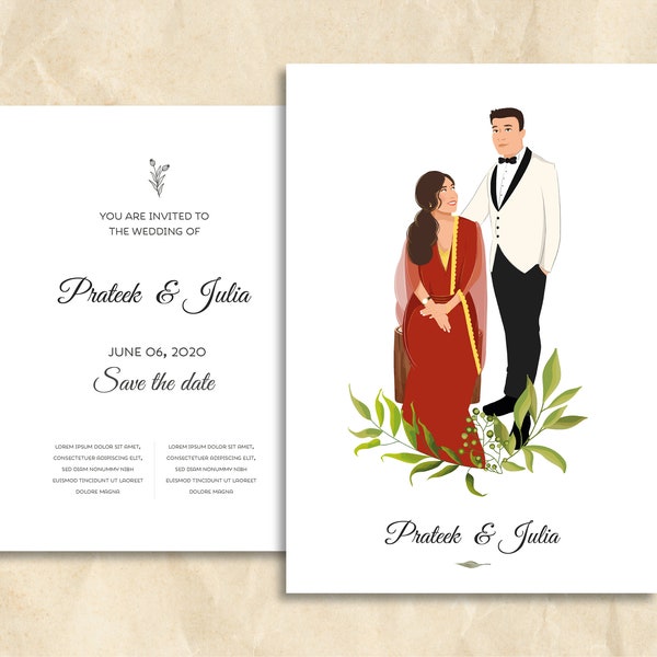 Indian Wedding Invitation - Etsy