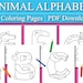 Kids Coloring Page: Animal Alphabet Coloring Page, ABC Coloring Pages ...