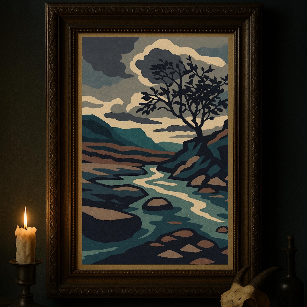 Rowan Celtic Tree Art Print – Mythical Wall Decor (digital Download) - Etsy