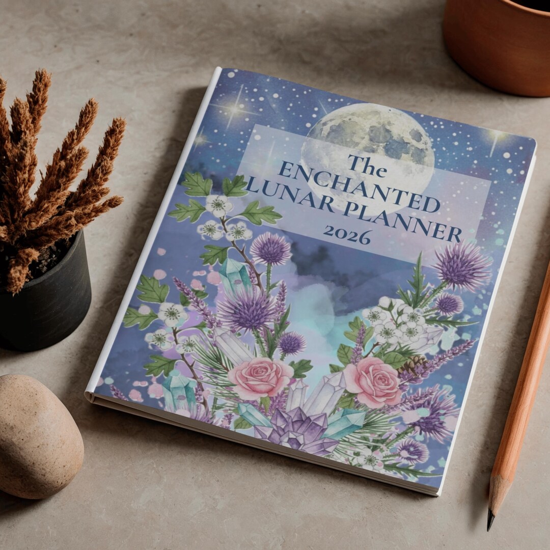 2026 Lunar Planner | Scottish Witchy Moon Journal (digital Printable A4 ...