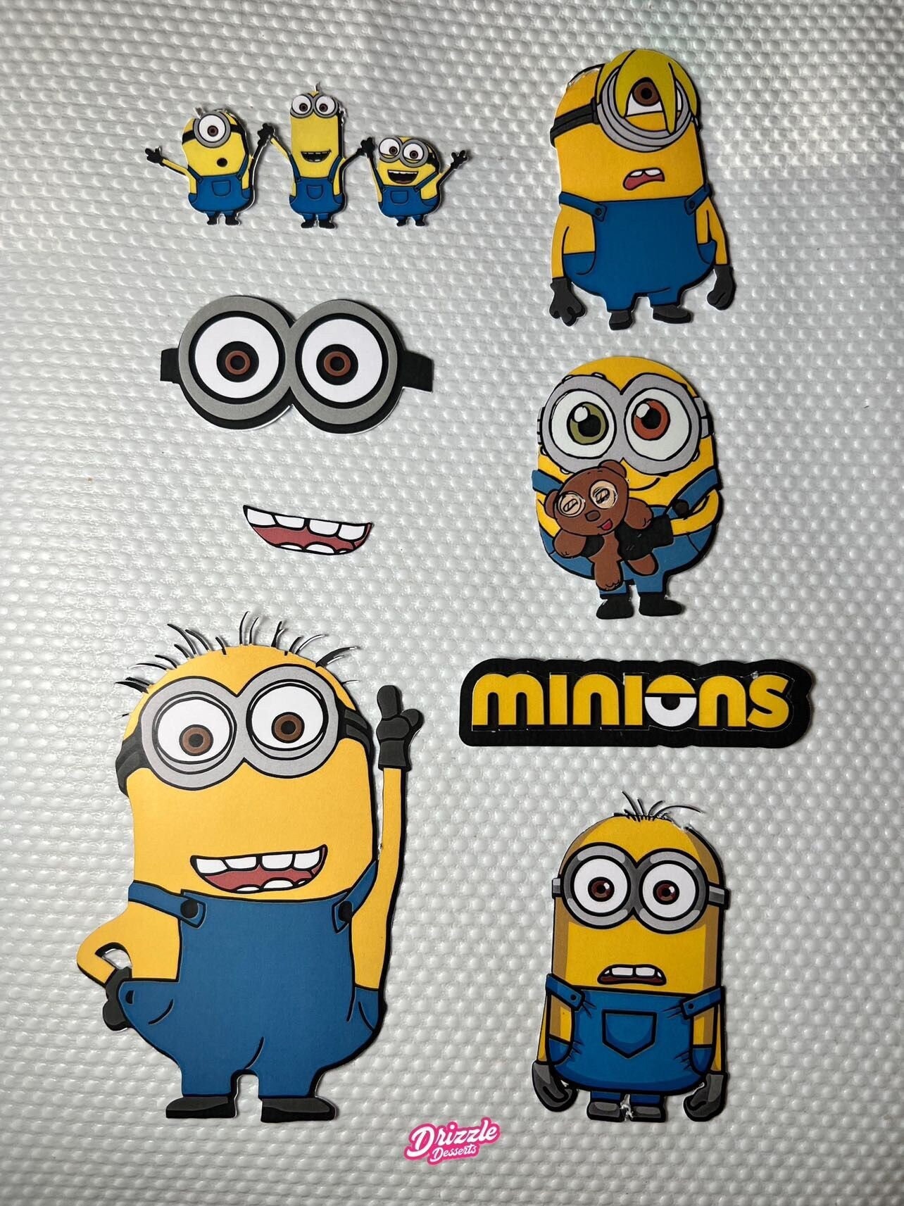 Despicable Me Minion Cake Topper Minions Cupcake Topper Minions Party ...