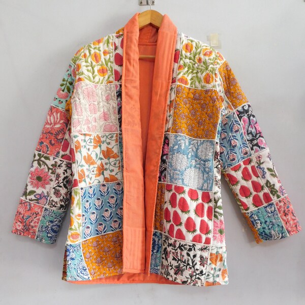 Patchwork Jacket Women - Etsy