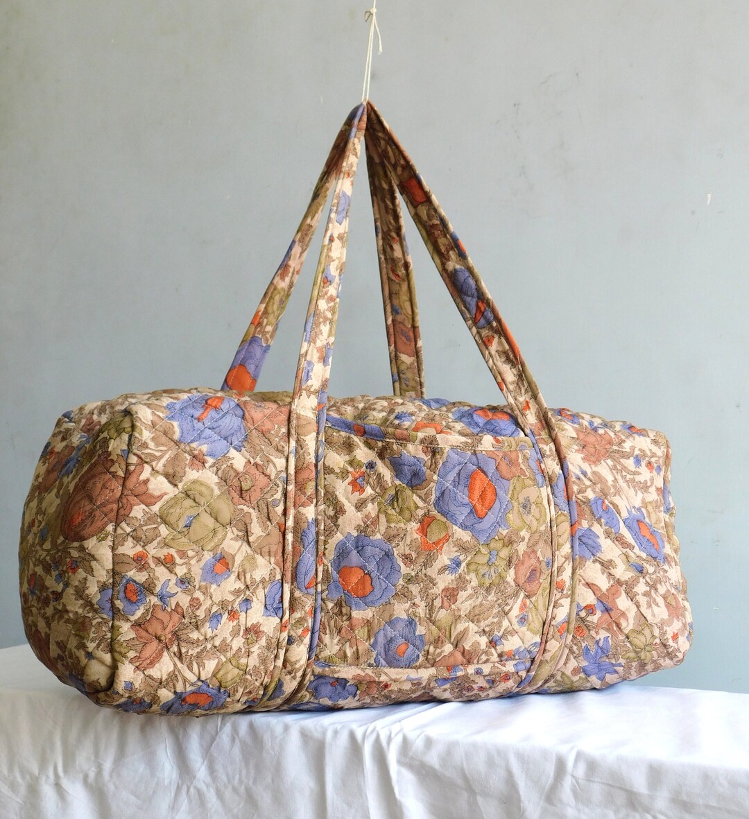 Hippie Bohemian Floral Print Duffle Bags Recycled Sari Gym Bag - Etsy