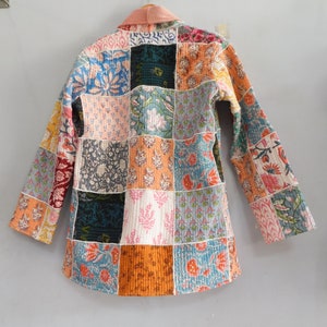 Cotton Printed Patchwork Jackets Women Coat Long Jacket Plus Size Women ...