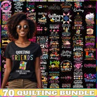 Funny Sewing Png Funny Quilting Svg Clipart Bundle Animals and Sewing ...
