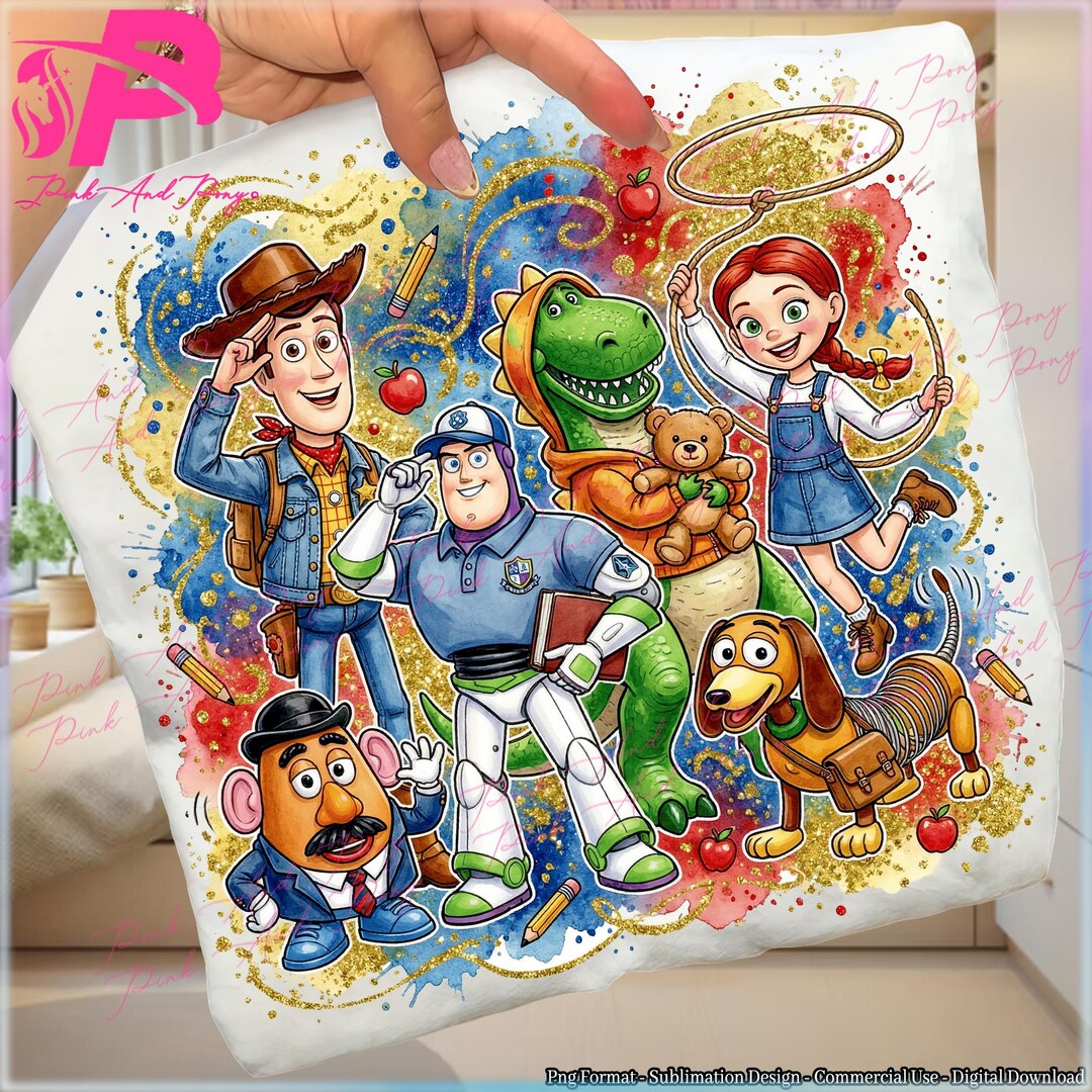 Disney Toy Friends School Theme PNG, Disney Movie Shirt Design ...
