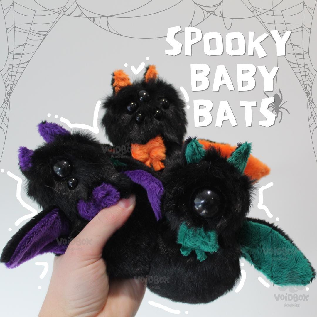 Cryptid Spooky Baby Bats Plush - Halloween Drop 2024 (x1 LEFT ...