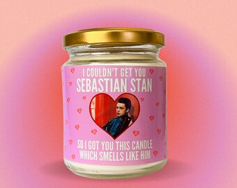 Sebastian Stan Candle - Etsy