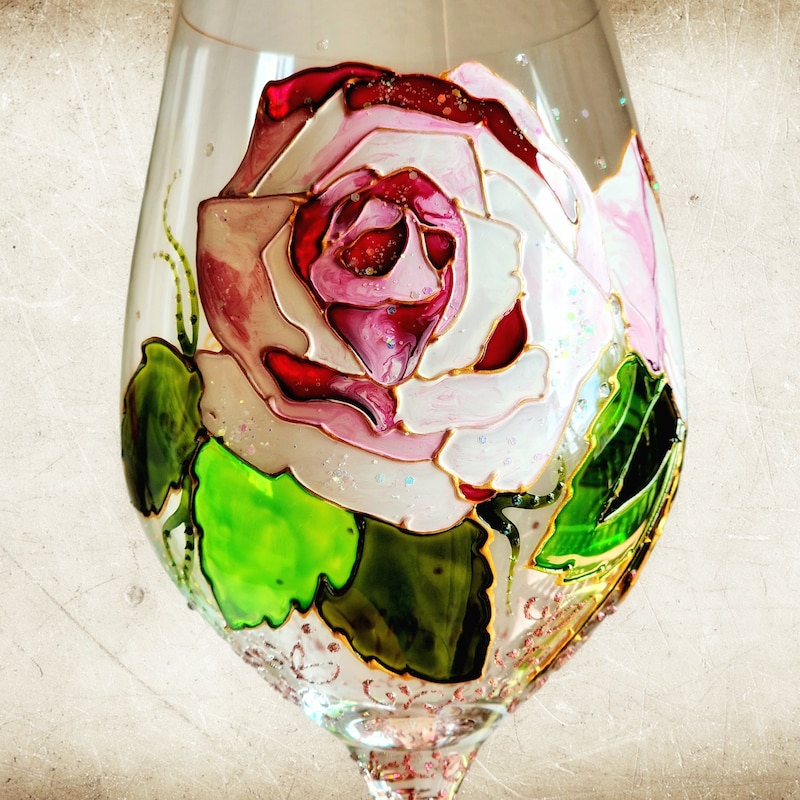 Hand Painted Roses - Etsy