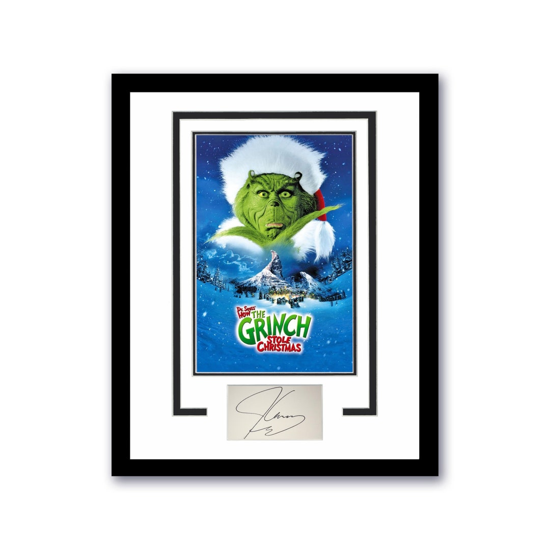 The Grinch Jim Carrey Autographed Signed 11x14 Framed Photo - Etsy The Grinch Jim Carrey Autographed Signed 11x14 Framed Photo - Etsy