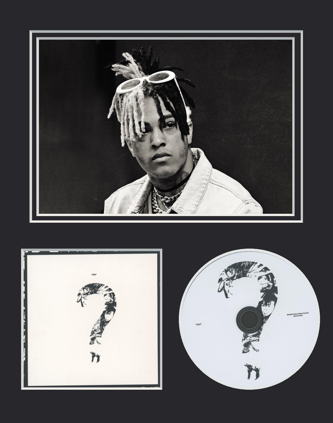 Xxxtentacion Custom Cd Frame Display Decor Photo Etsy