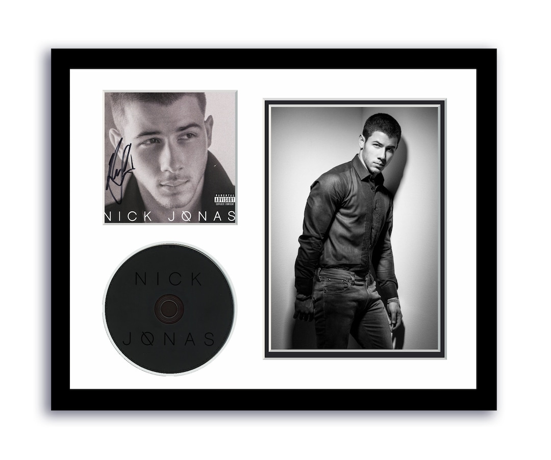 Nick Jonas Autographed Signed 11x14 Custom Framed CD Photo - Etsy