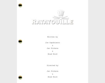 Ratatouille Script - Etsy