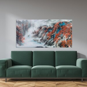 Traditional Chinese Canvas Print Wall Art Nature Artwrork Landscape ...