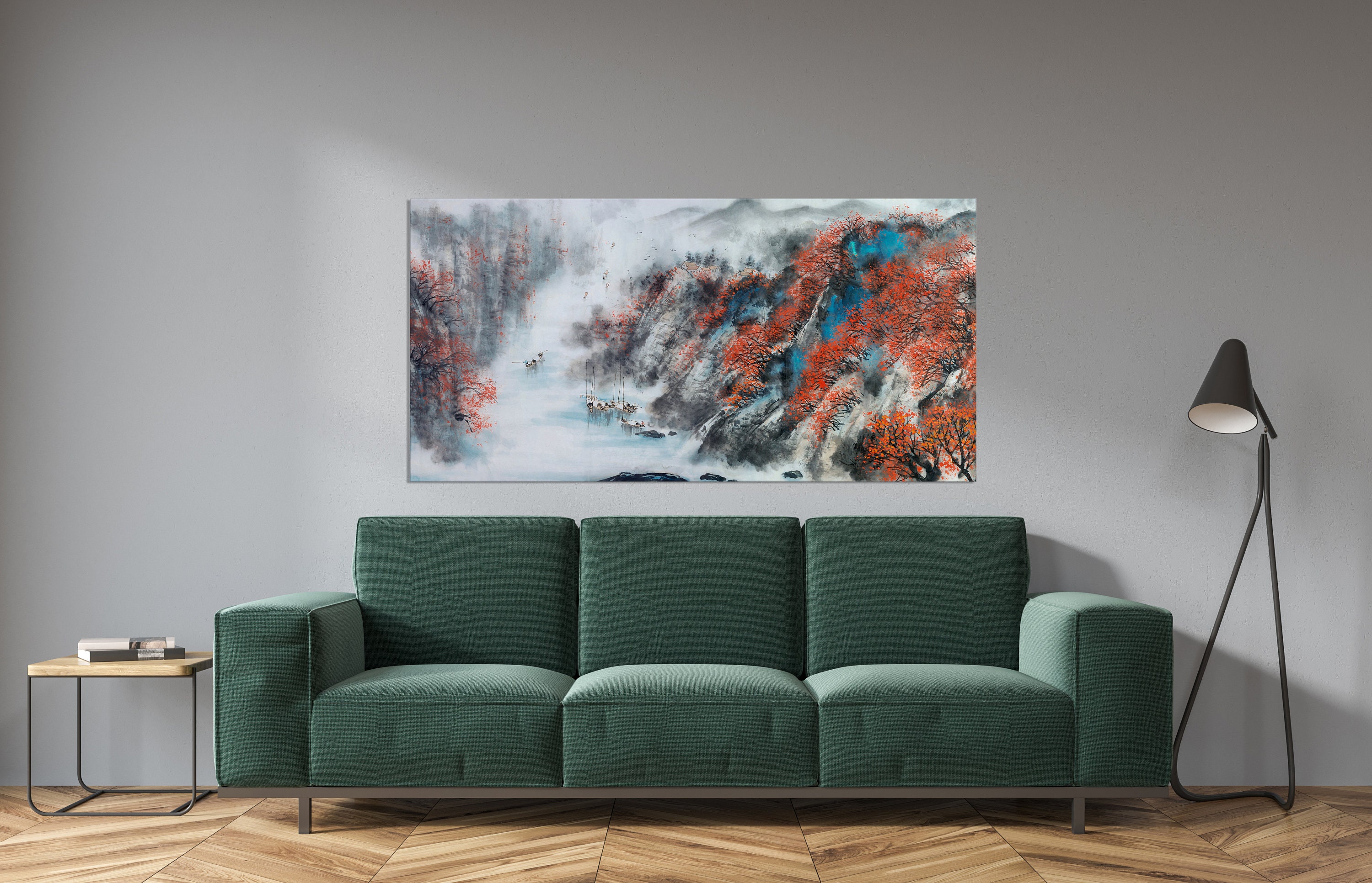 Traditional Chinese Canvas Print Wall Art Nature Artwrork - Etsy