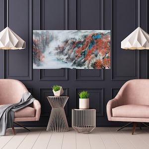 Traditional Chinese Canvas Print Wall Art Nature Artwrork Landscape ...