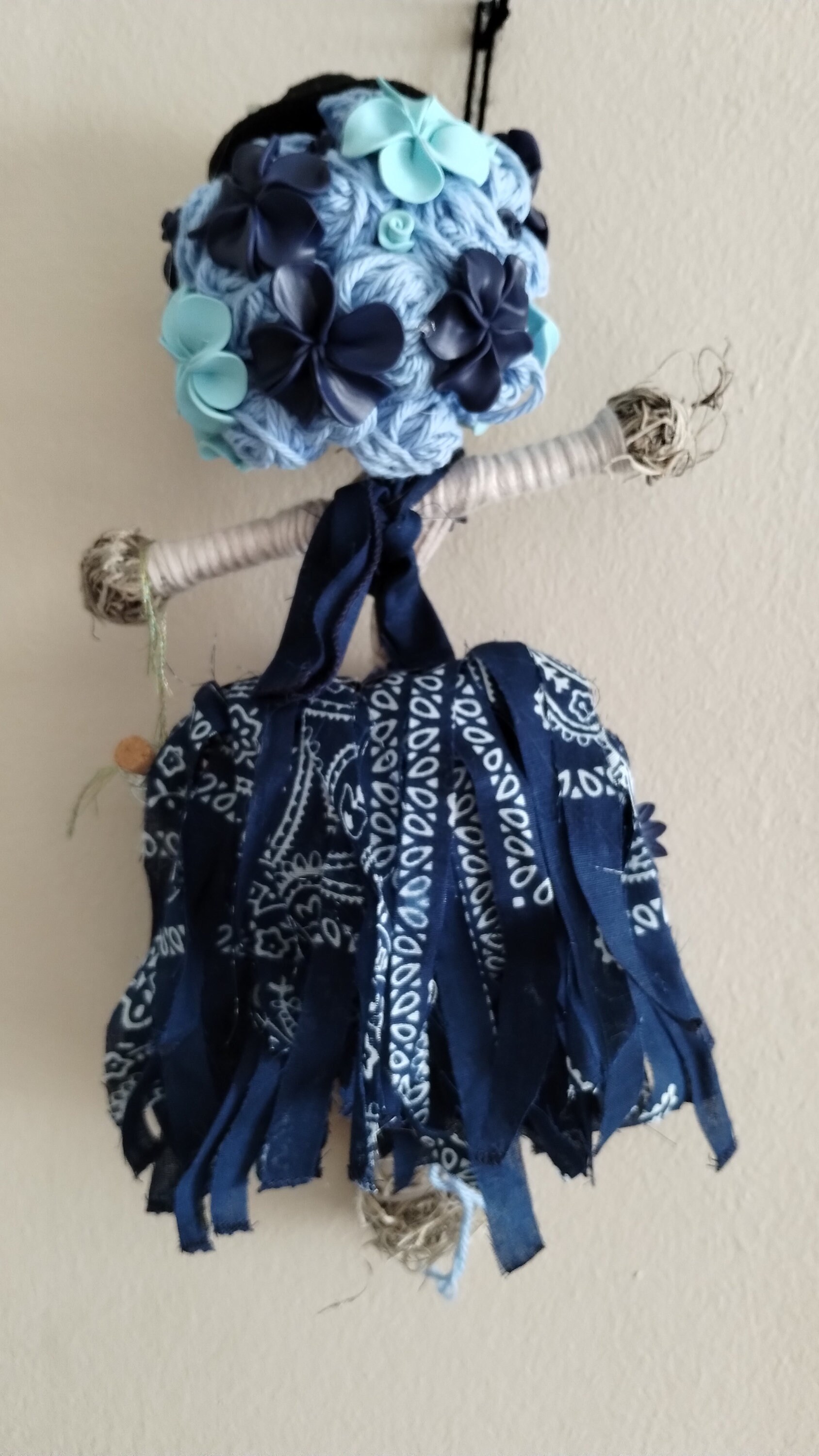 OOAK Voodoo Doll Art Doll Natural, New Orleans Inspired Textile ...