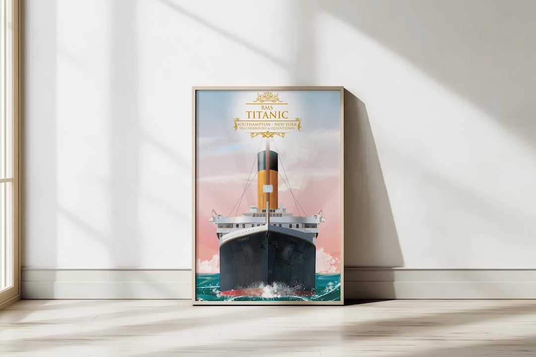 Titanic Hand-drawn A3 Print – A Stunning Tribute to History | Limited ...
