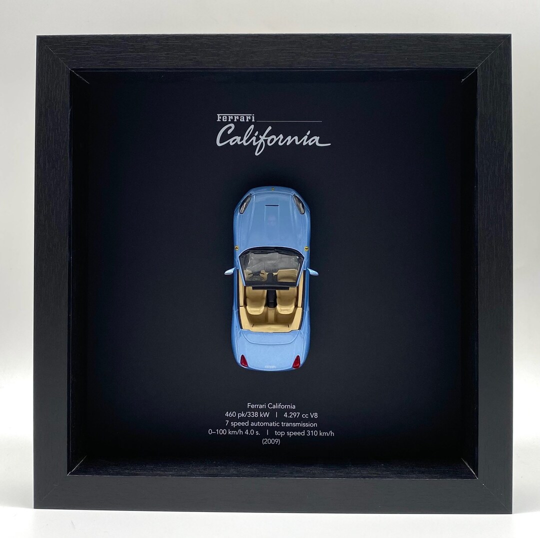 Frames 3D Object Ferrari California - Etsy