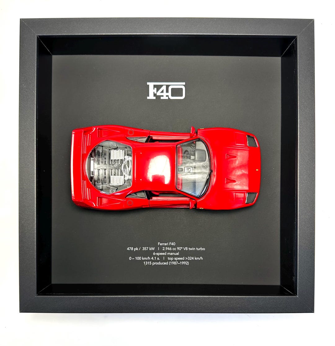 Frames 3D Object Ferrari F40 - Etsy