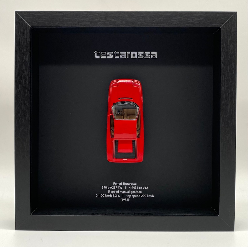 Frames 3D Object Ferrari Testarossa Monospecchio 1984 - Etsy