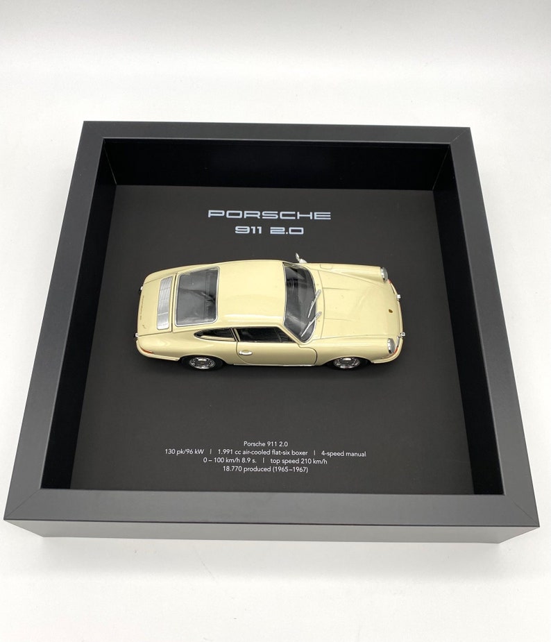 Porsche 911 2.0 1965 3D Frame - Etsy