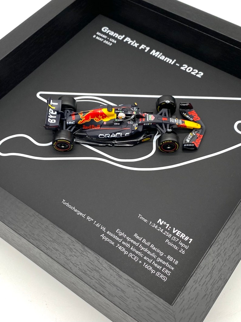 Max Verstappen Grand Prix F1 Season 2022 3D Frame - Etsy