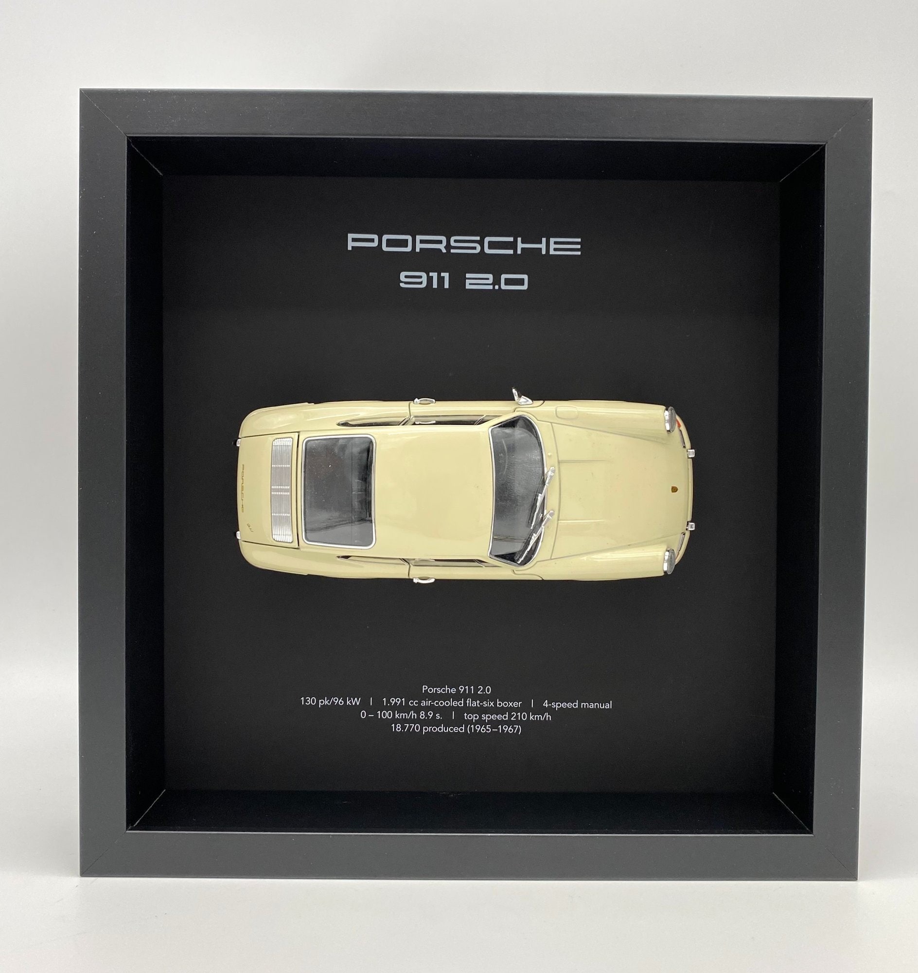 Porsche 911 2.0 1965 3D Frame - Etsy