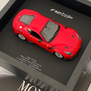 Ferrari F12 TDF (tour De France) 3D Frame - Etsy
