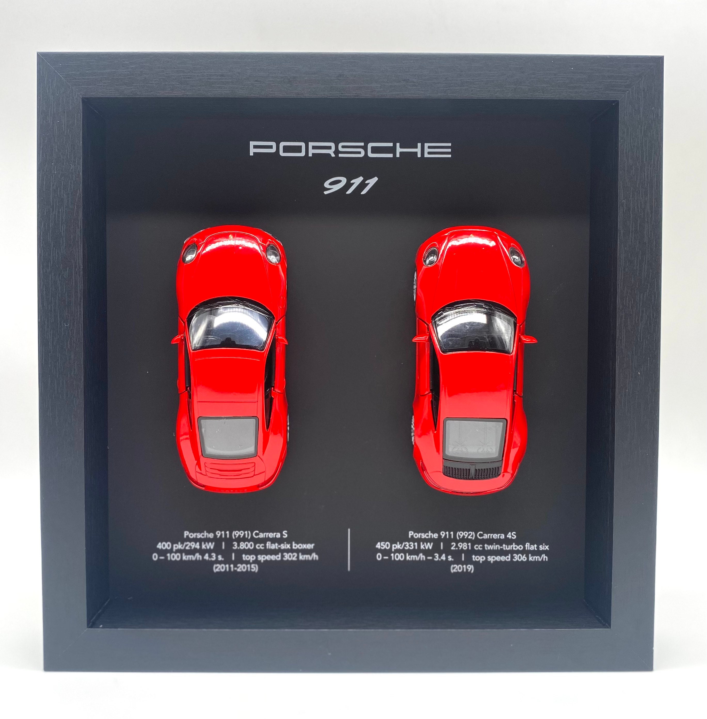 Frames 3D Object Porsche 911 991 Carrera S and 992 4S Red - Etsy