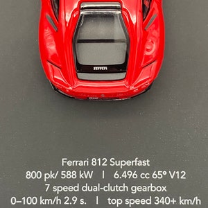 Frames 3D Object Ferrari 812 Superfast (2018) - Etsy