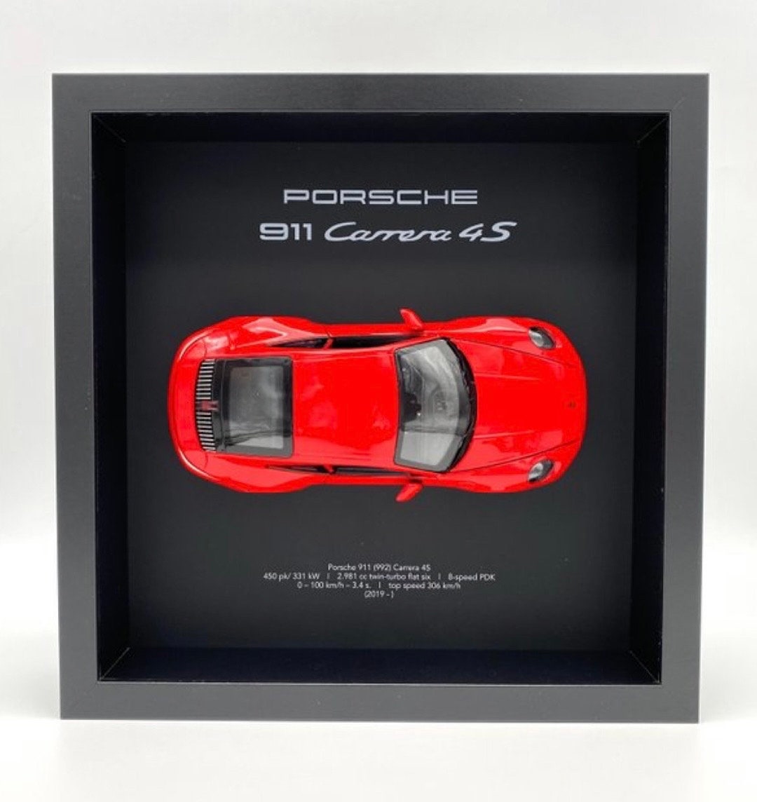 3D Frame Porsche 911 (992) Carrera 4S - Etsy