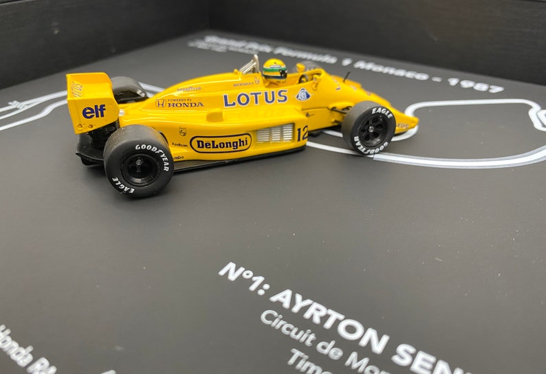 Ayrton Senna GP F1 Monaco 1987 3D Frame - - Etsy