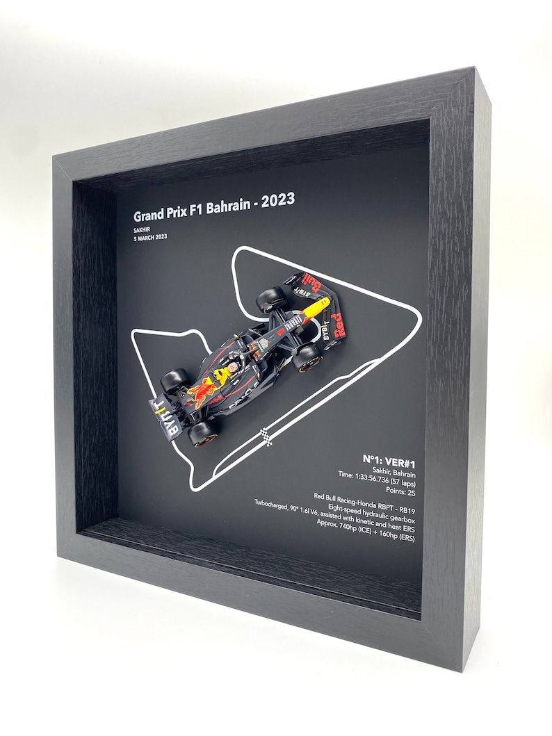 Max Verstappen Grand Prix F1 Season 2023 3D Frame - Etsy