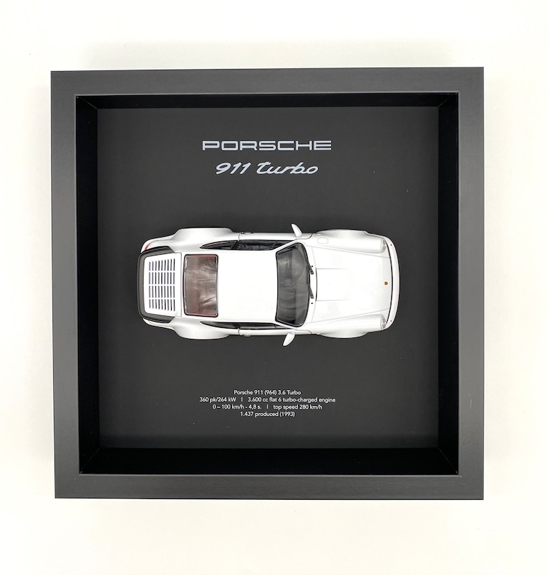 3D Frame Porsche 911 964 3.6 Turbo - Etsy