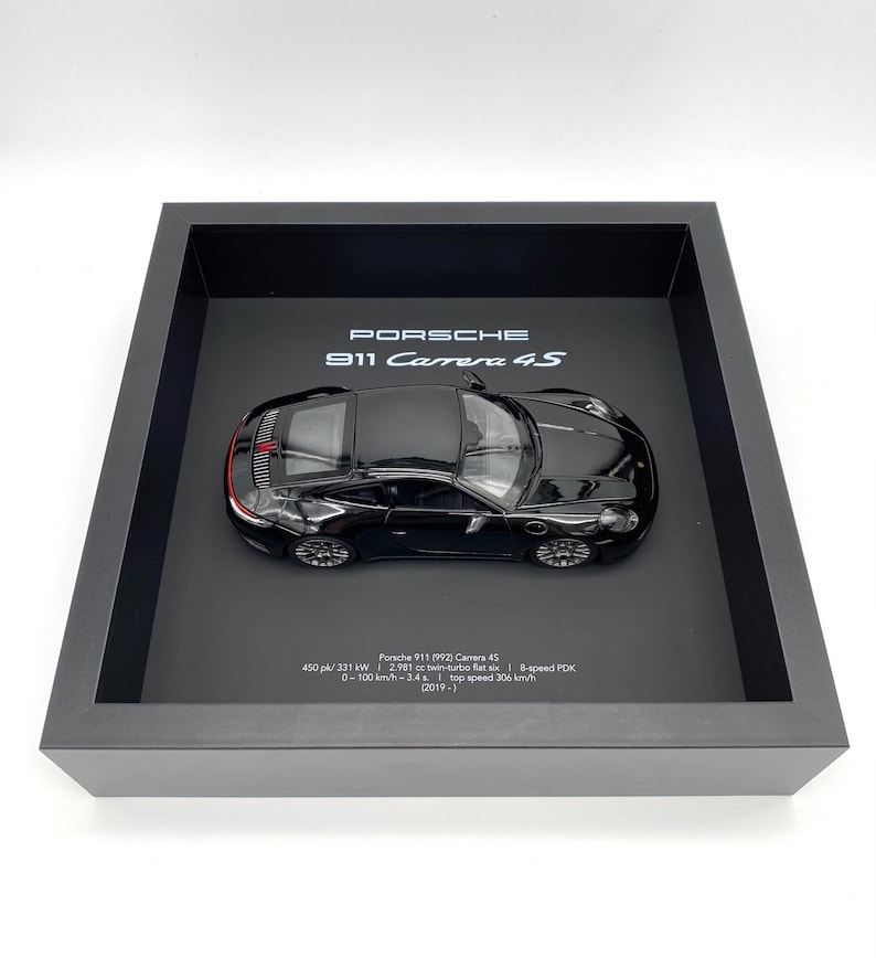 3D Frame Porsche 911 992 Carrera 4S - Etsy