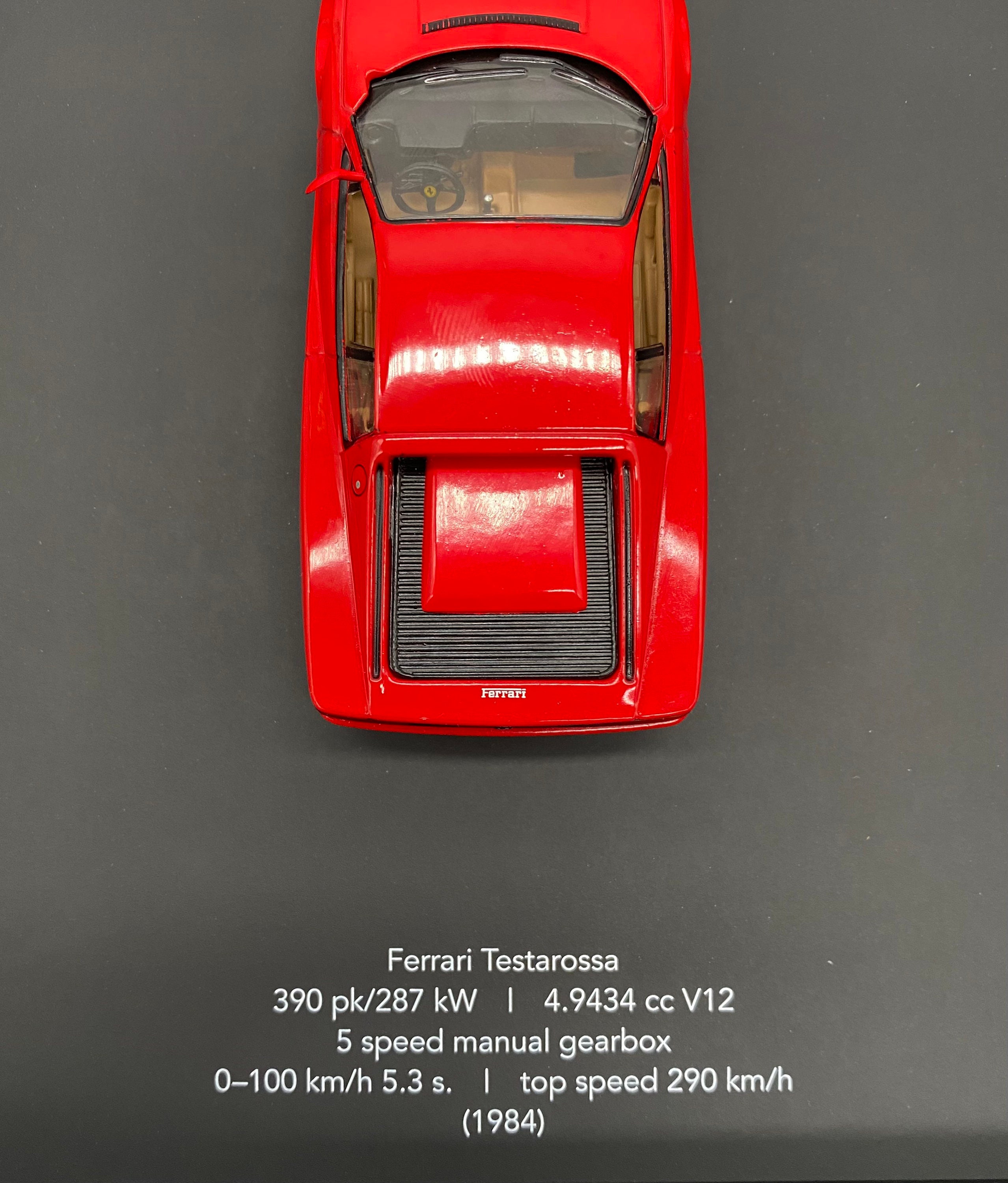 Frames 3D Object Ferrari Testarossa Monospecchio 1984 - Etsy