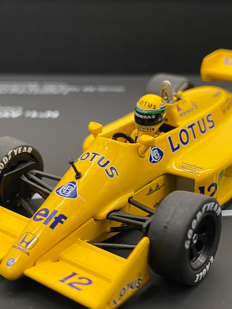 Ayrton Senna GP F1 Monaco 1987 3D Frame - - Etsy