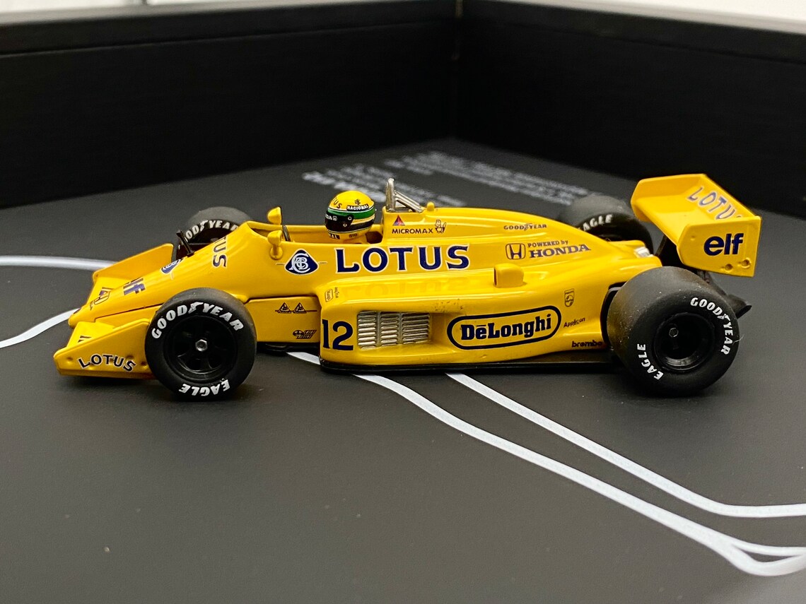 Ayrton Senna GP F1 Monaco 1987 3D Frame - - Etsy