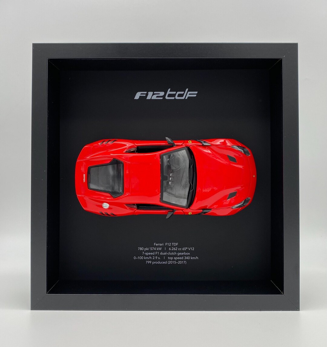 Ferrari F12 TDF (tour De France) 3D Frame - Etsy