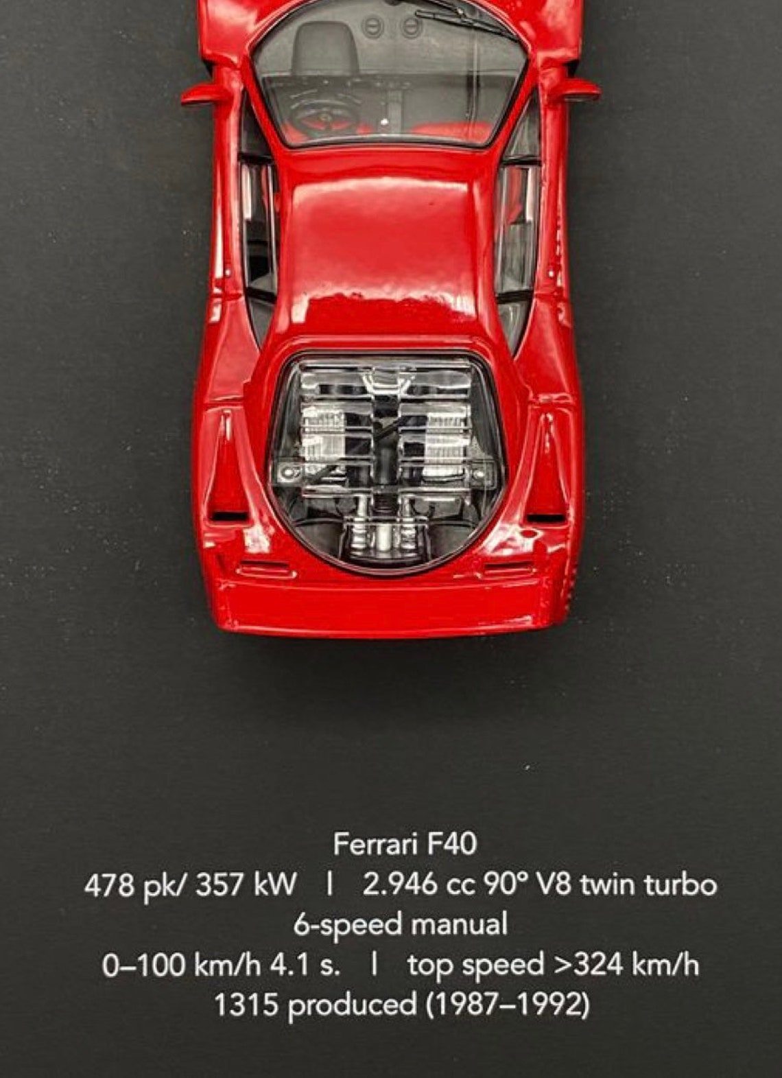 Frames 3D Object Ferrari F40 - Etsy