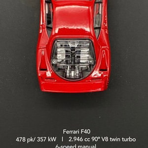Frames 3D Object Ferrari F40 - Etsy