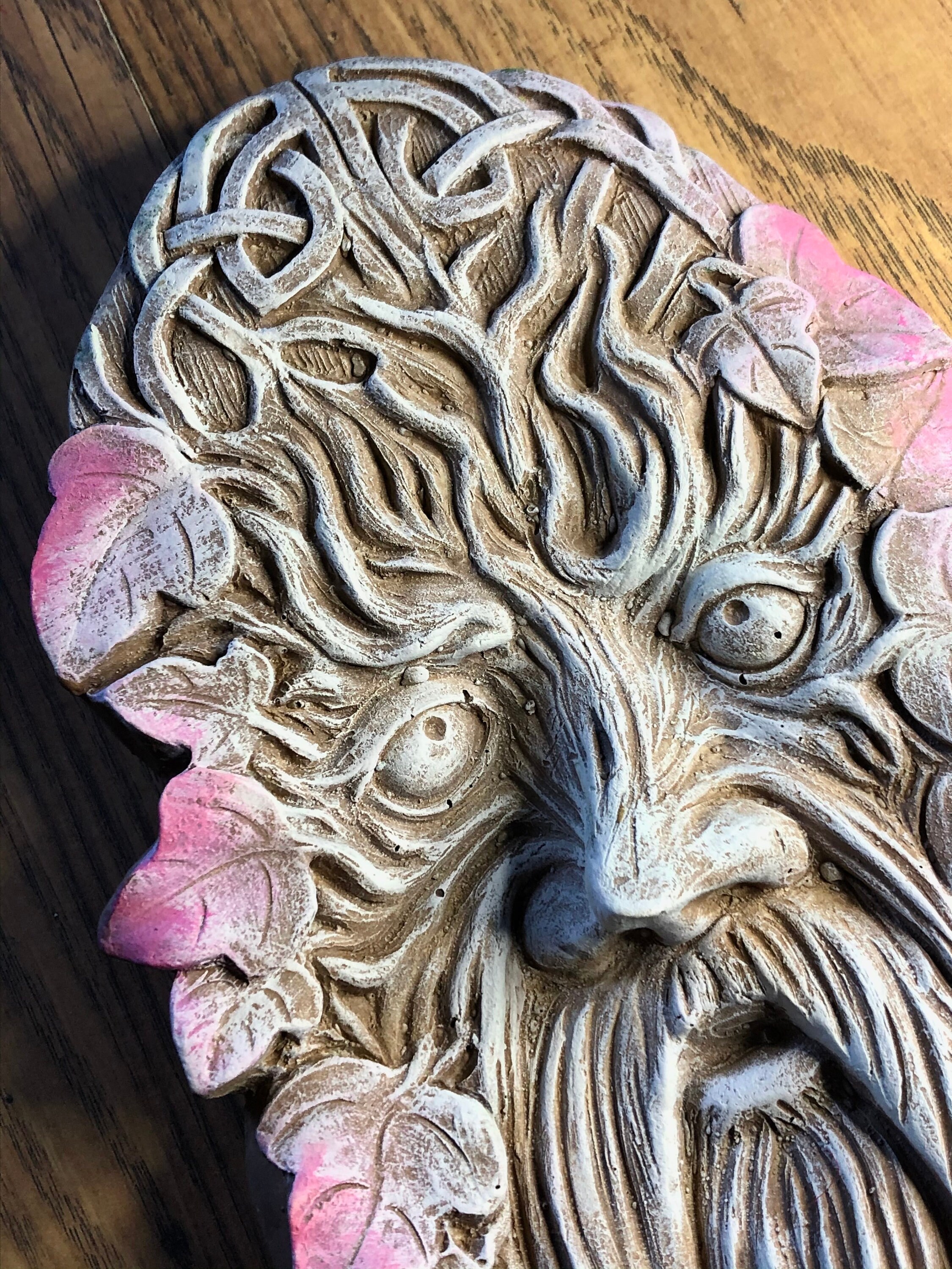 Pastel Pink Tree Face Men of the Forest - Etsy