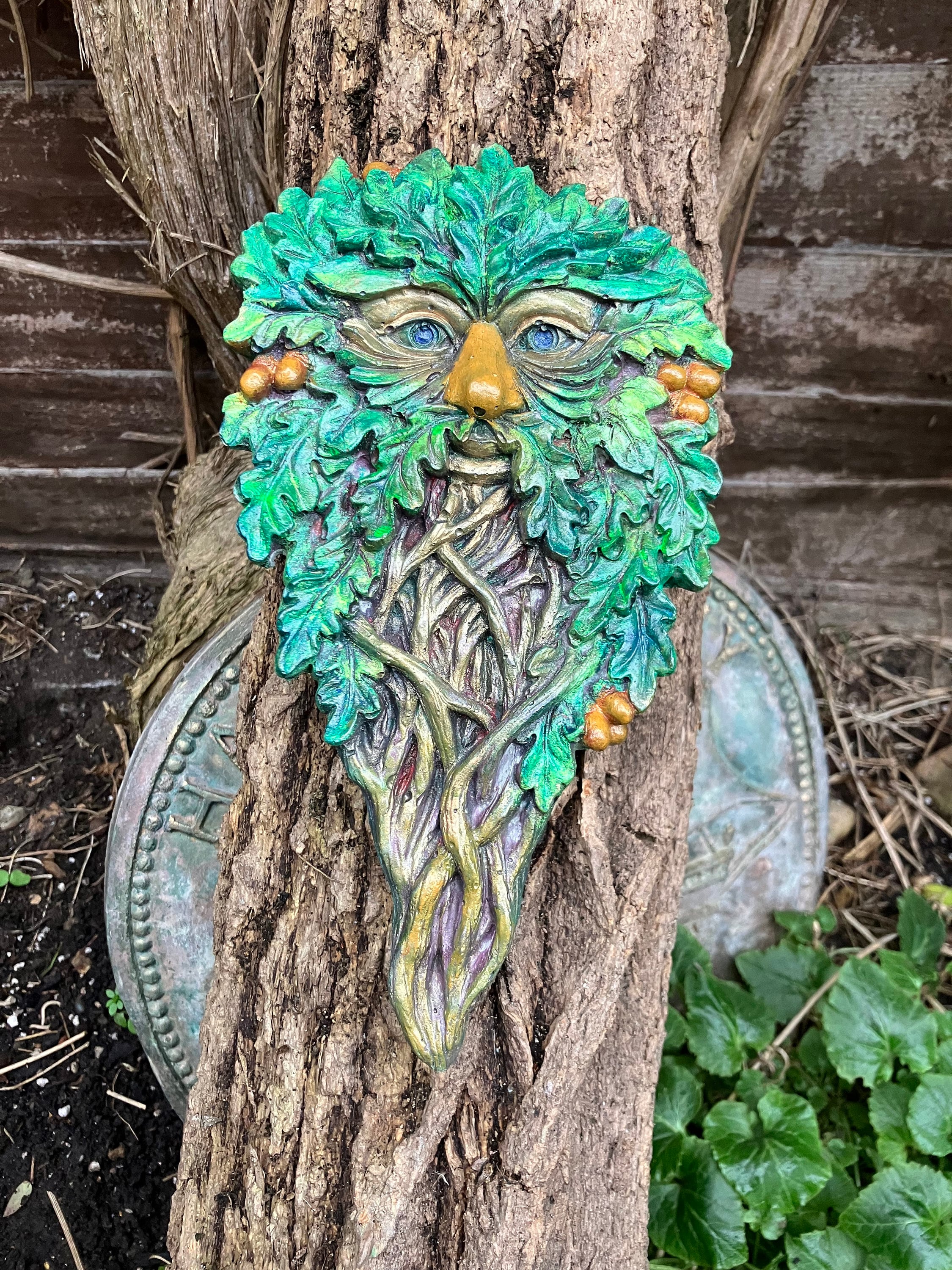 Tree Face ‘ Forest Warrior’ - Etsy