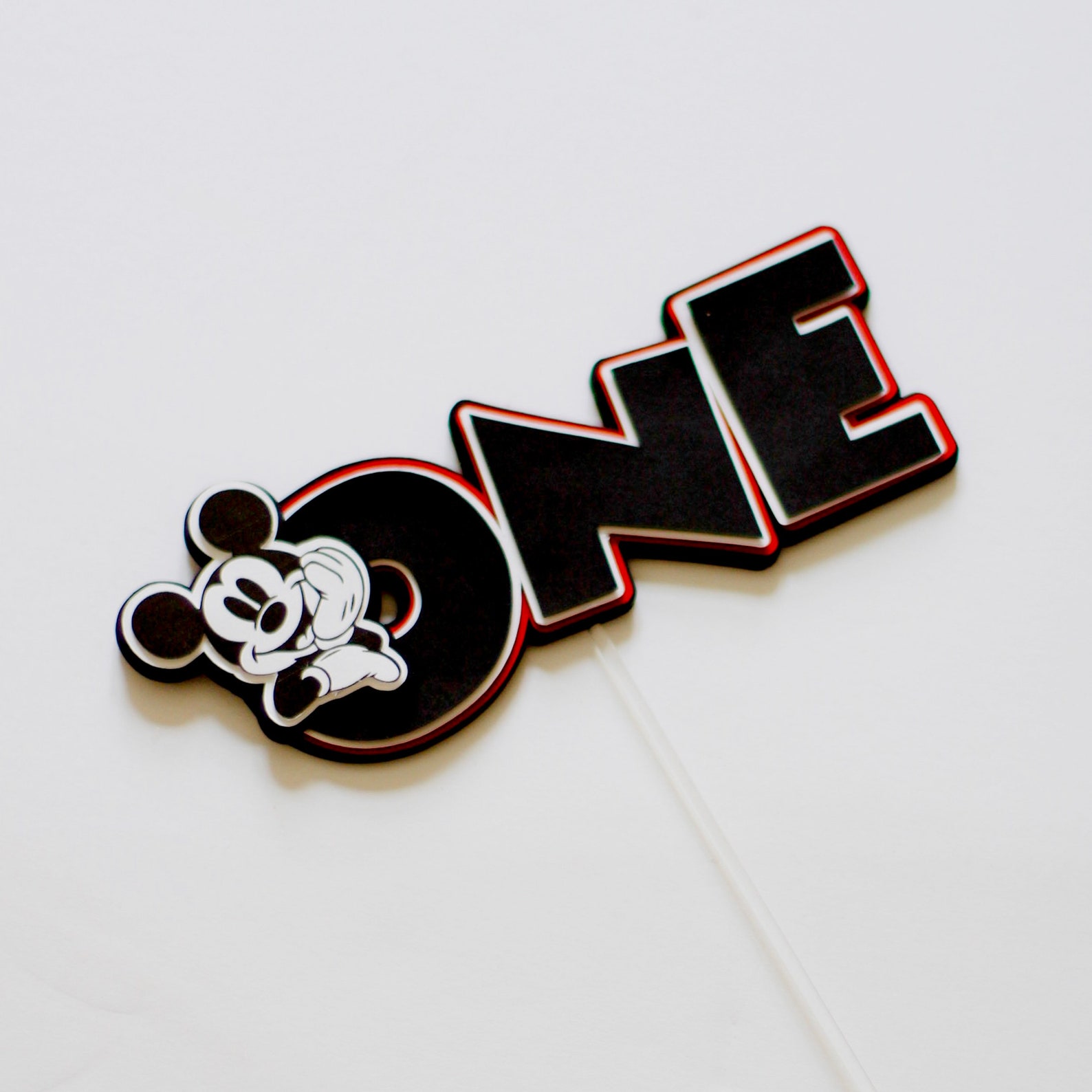 Mickey First Birthday Cake Topper, Cake Smash Cake Topper,mickey Mouse ...