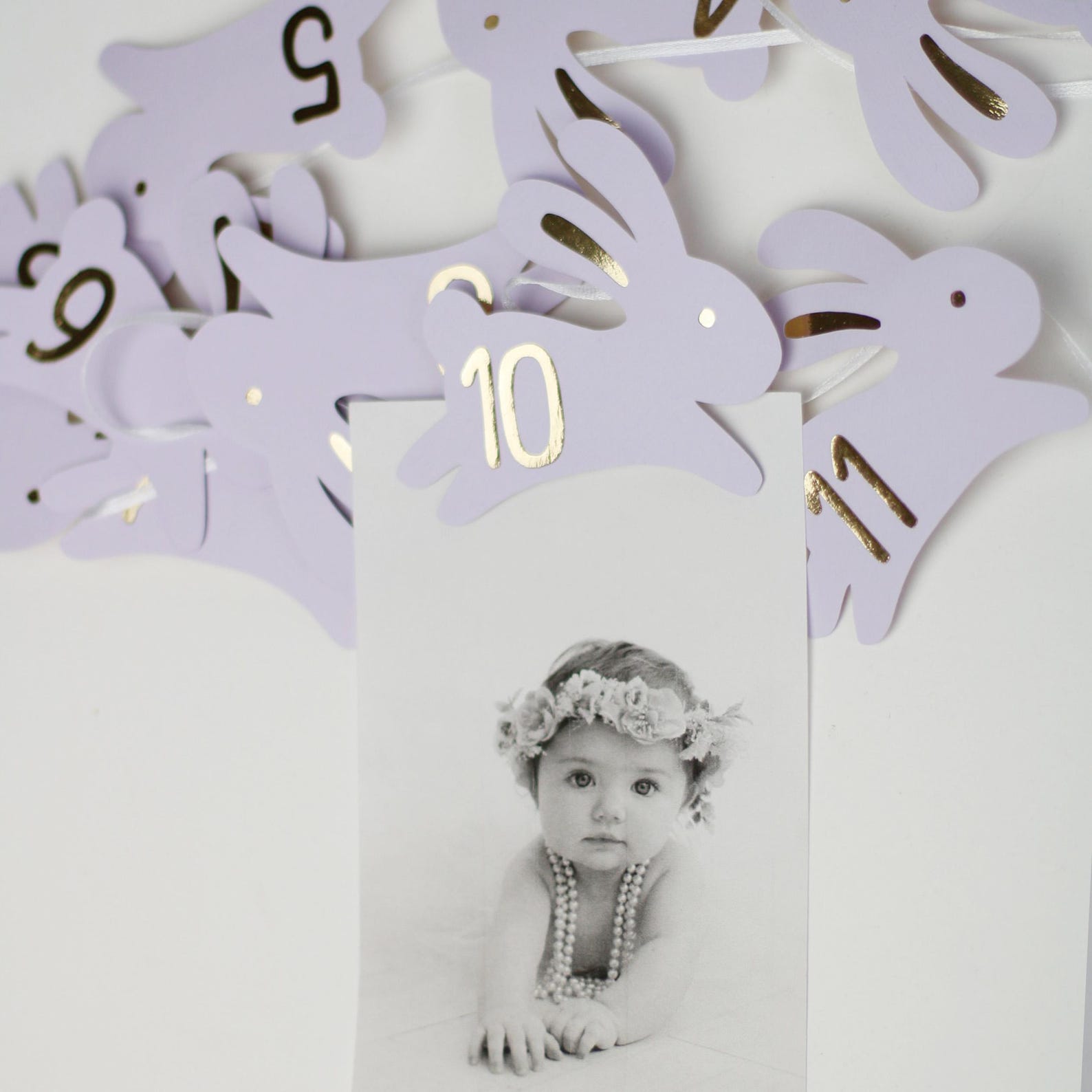 Bunny Cake Topper, Bunny Photo Banner. 1st Birthday Girl. Some Bunny is ...