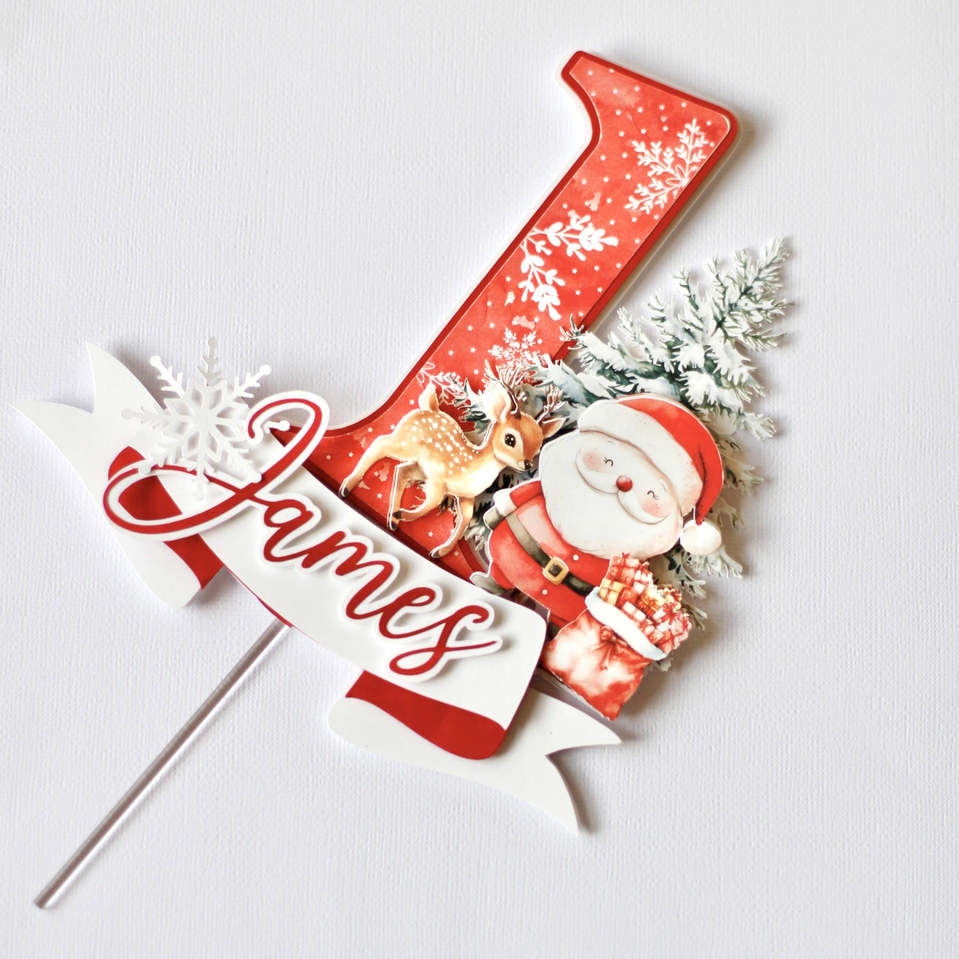 Oh What Fun Cake Topper, Christmas Cake Topper, Christmas First ...