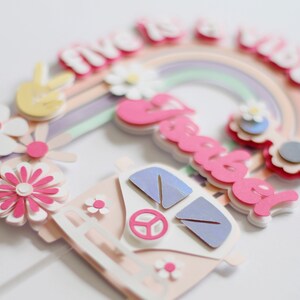 Groovy Cake Topper, Groovy Birthday Party, Five is a Vibe Cake Topper ...